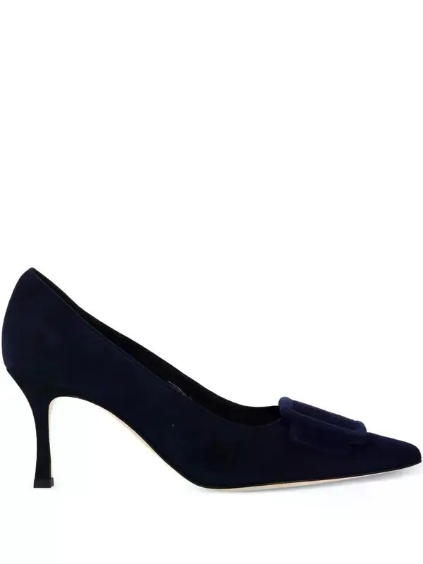 Manolo Blahnik Heel Buckle Pumps