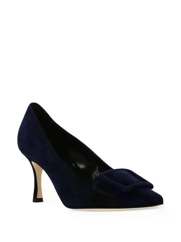 Manolo Blahnik Heel Buckle Pumps