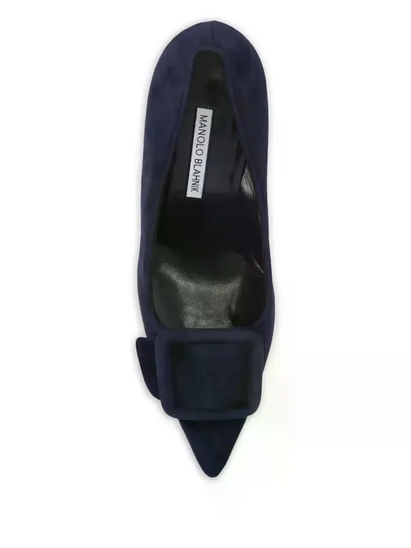 Manolo Blahnik Heel Buckle Pumps