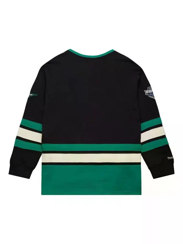 Mitchell & Ness Lace-up Logo Sweatshirt - Black