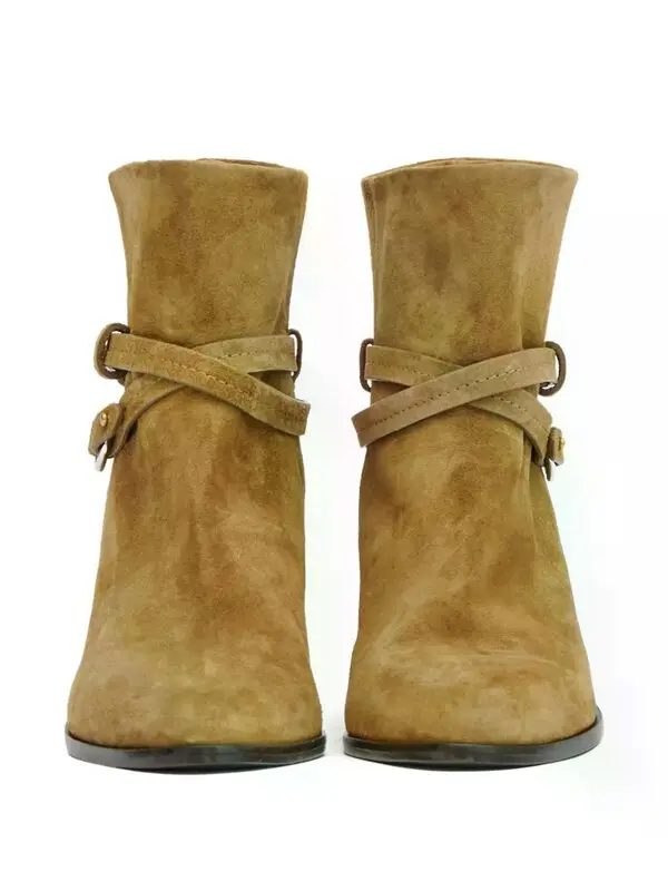 Isabel Marant Étoile 55mm Meyli Buckle-detail Ankle Boots - Brown