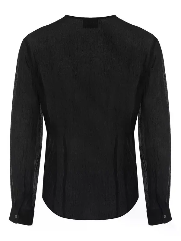 Le Kasha Buttoned Long-sleeve Blouse