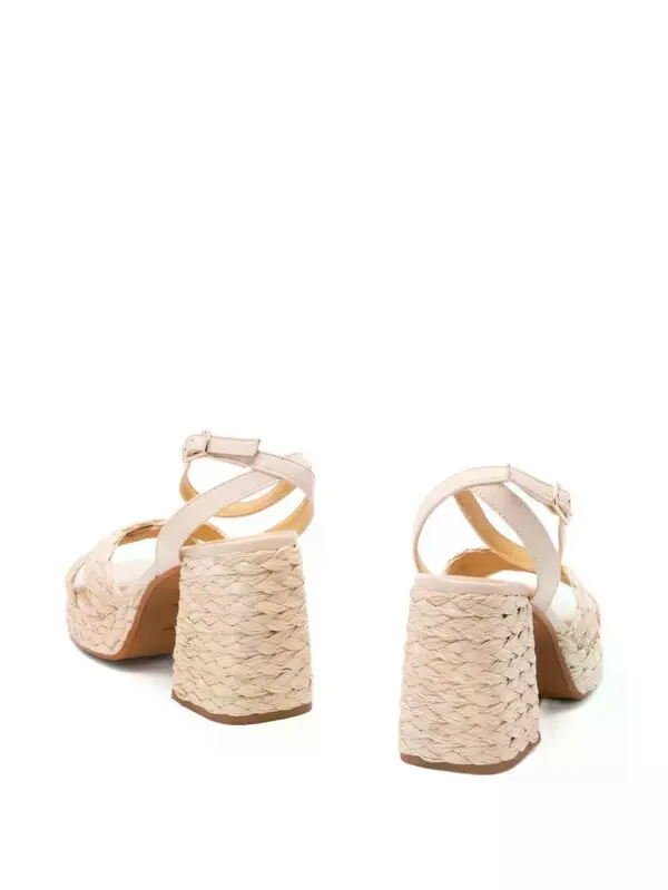 CastaÑer Woven Raffia Espadrille Sandals
