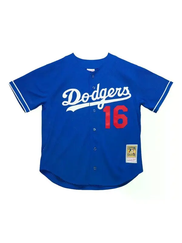 Mitchell & Ness Mlb Dodgers 1997 Hideo Nomo Shirt - Blue