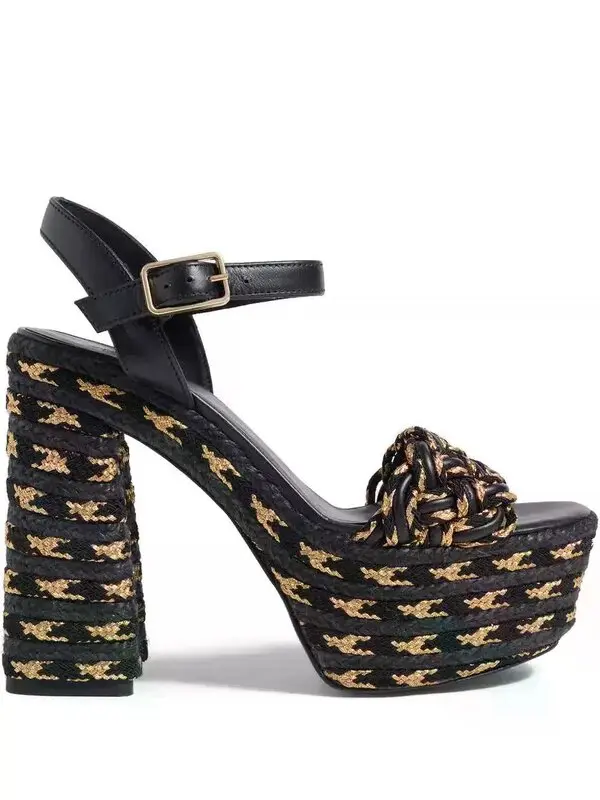 CastaÑer Anne Woven Platform Sandals
