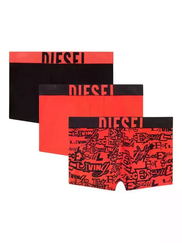 DIESEL Damien-d-pop Boxer Briefs - Red