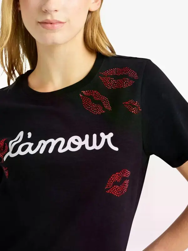 Cinq À Sept Lips Motif T-shirt