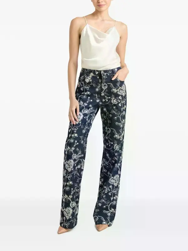 Cinq À Sept Nolita Embroidered Trousers