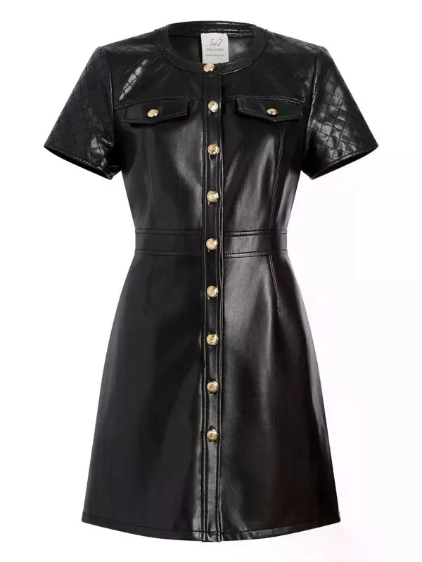 Cinq À Sept Layla Quilted Mini Dress - Black
