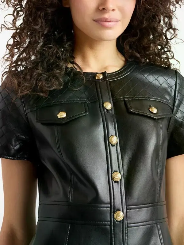 Cinq À Sept Layla Quilted Mini Dress - Black