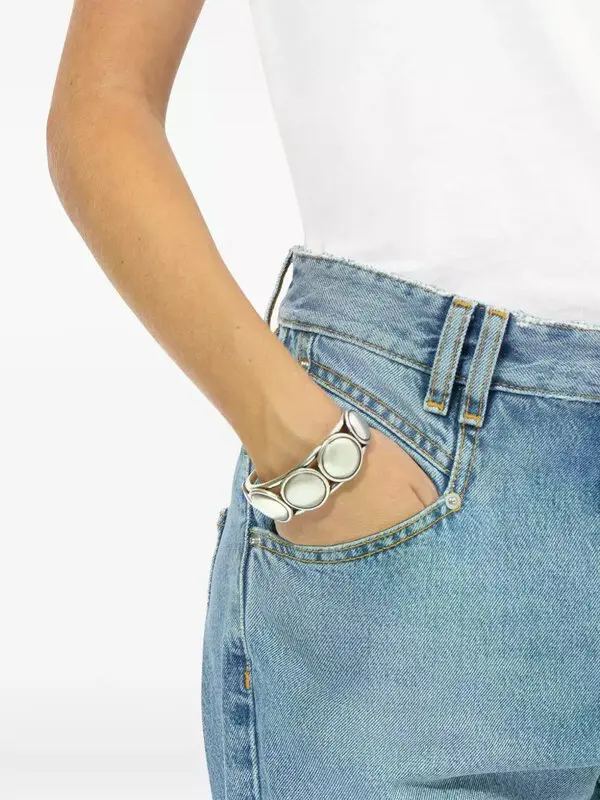 Isabel Marant Étoile Tone Oval Detail Cuff Bracelet