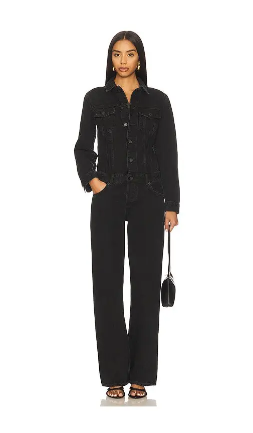 AGOLDE Esther Jumpsuit - Raven