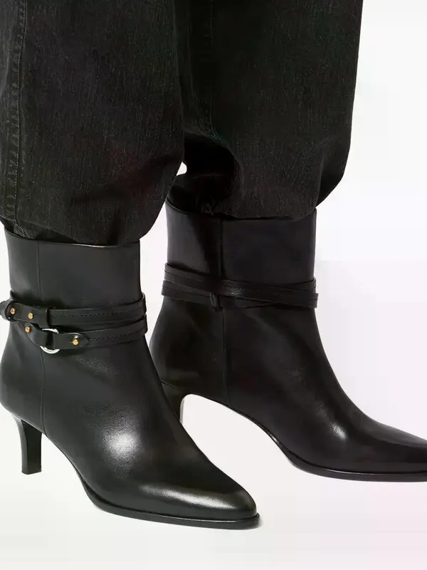 Isabel Marant Étoile 55mm Meyli Pointed Ankle Boots - Black