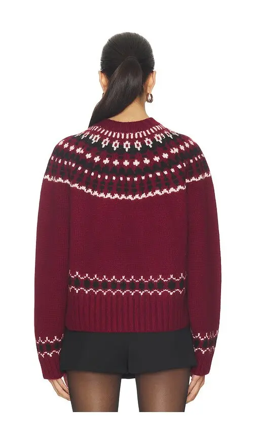 EAVES Fairisle Knit Pullover