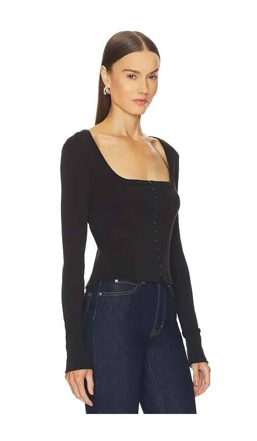 GRLFRND Hook & Eye Long Sleeve Tee