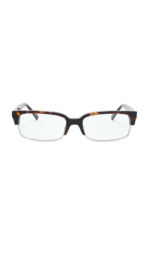 LEXXOLA Frankie Optical Eyeglasses - Leopard & Clear