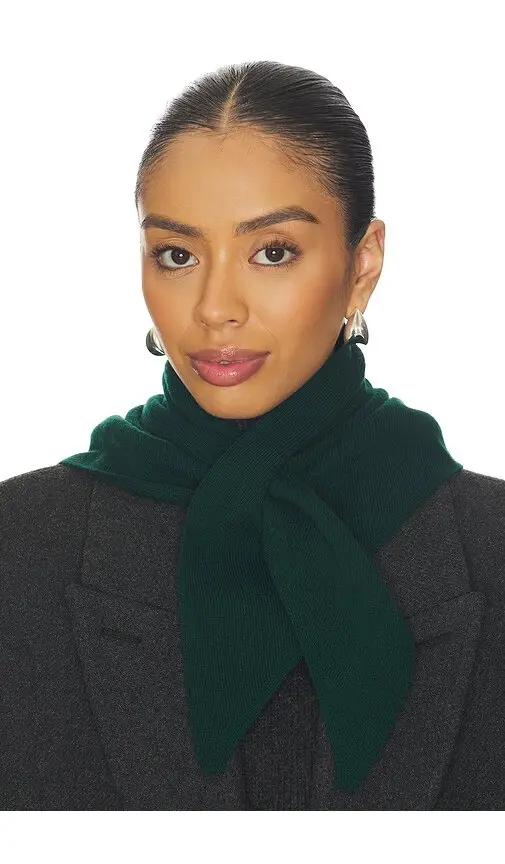 EAVES Sheryl Knit Kerchief - Forest Green