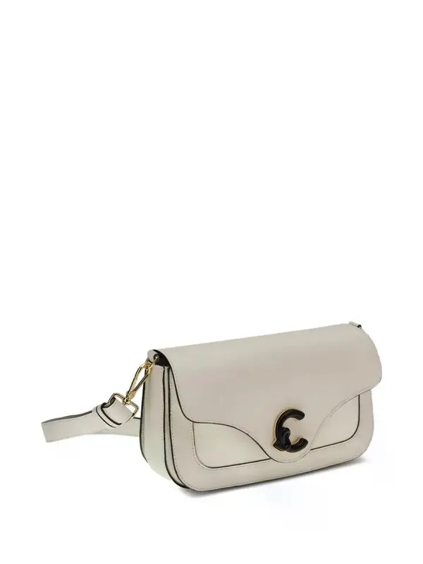 COCCINELLE Logo-plaque Shoulder Bag - Neutrals