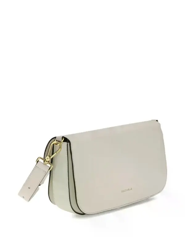 COCCINELLE Logo-plaque Shoulder Bag - Neutrals