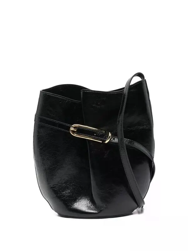 LIFFNER Mini Belted Bucket Bag - Black