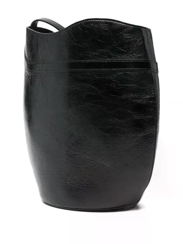 LIFFNER Mini Belted Bucket Bag - Black