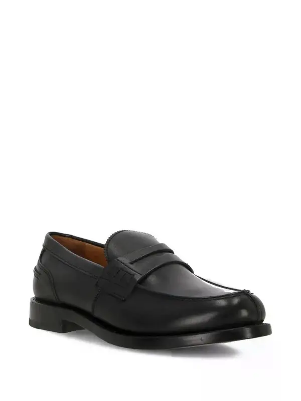 ORTIGNI Leather Penny Loafers
