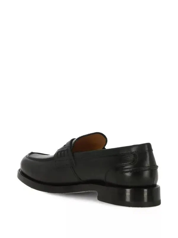 ORTIGNI Leather Penny Loafers