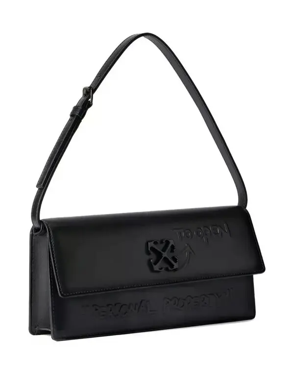 Off-White Jitney 1.0 Quote 3d Shoulder Bag - Black