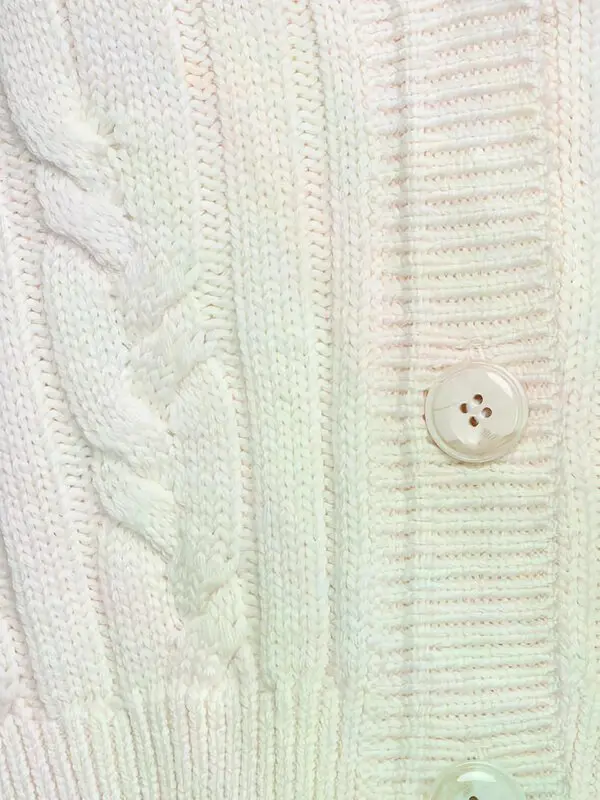 TWP Hemingway Cable-knit Buttoned Cardigan