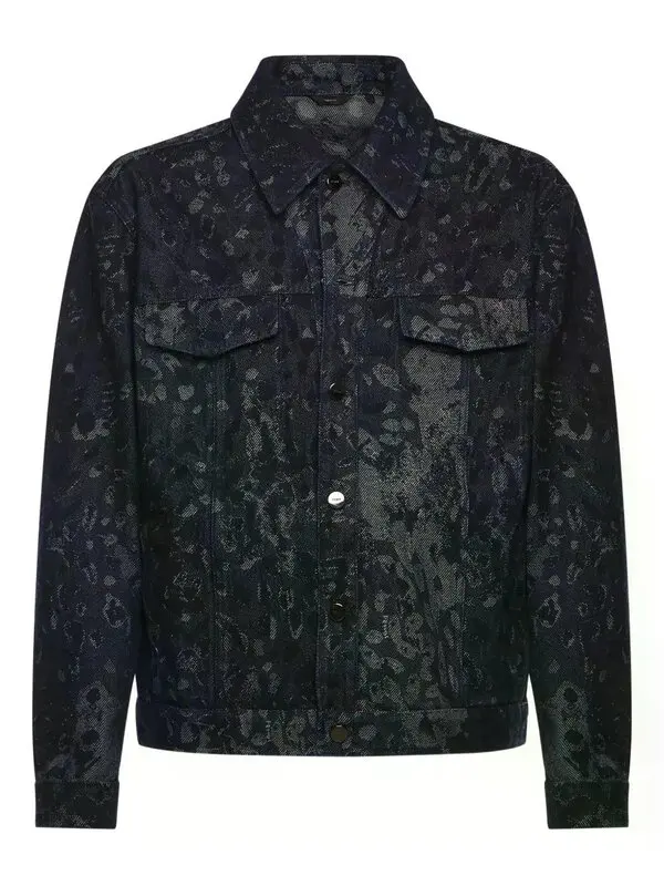 Fendi Jacquard Denim Jacket