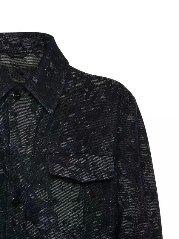 Fendi Jacquard Denim Jacket