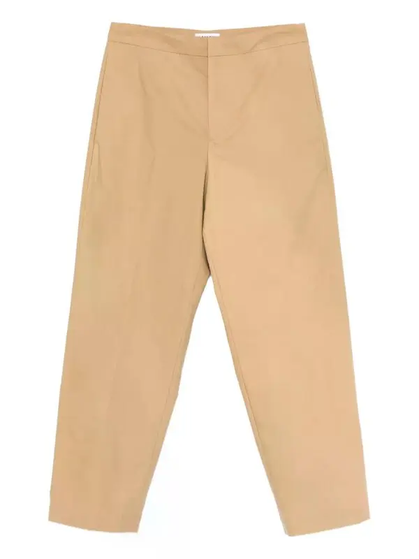 JIL SANDER Cotton Tapered Trousers