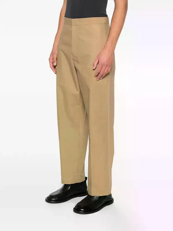 JIL SANDER Cotton Tapered Trousers