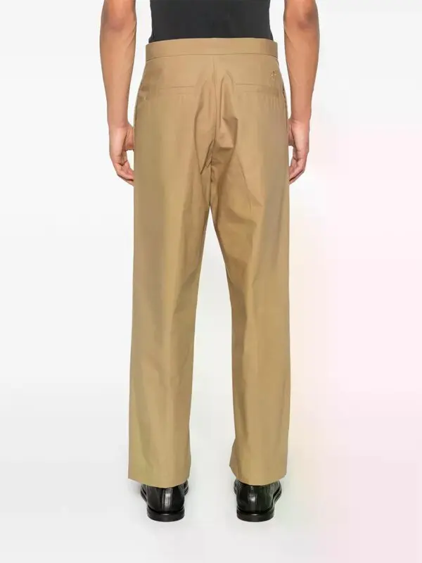JIL SANDER Cotton Tapered Trousers