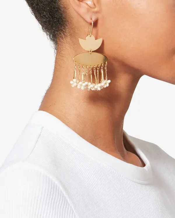 Isabel Marant Nora Earrings - Ecru