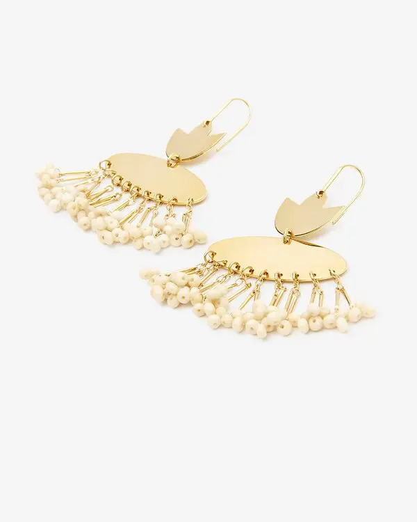 Isabel Marant Nora Earrings - Ecru