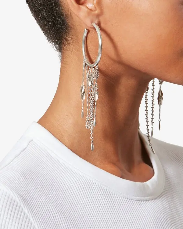 Isabel Marant Alex Hoop Earrings - Silver