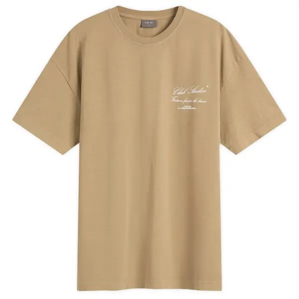 CLUB 1984 La Studio T-shirt - Dark Taupe