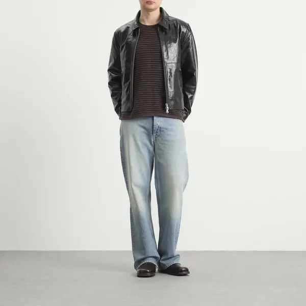 WON HUNDRED Dutton Leather Jacket - Black