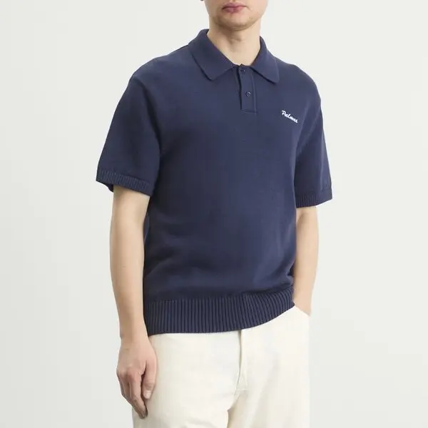 PALMES Cotton Knit Polo
