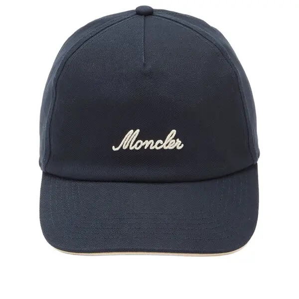Moncler Cotton Archive Cap - Navy