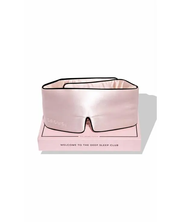DROWSY Pipe Dreams Silk Eye Mask - Pink