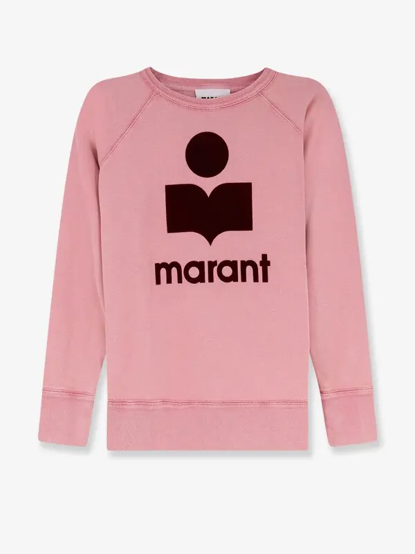MARANT ETOILE Milly Ny Biologic Coton Sweatshirt - Pink