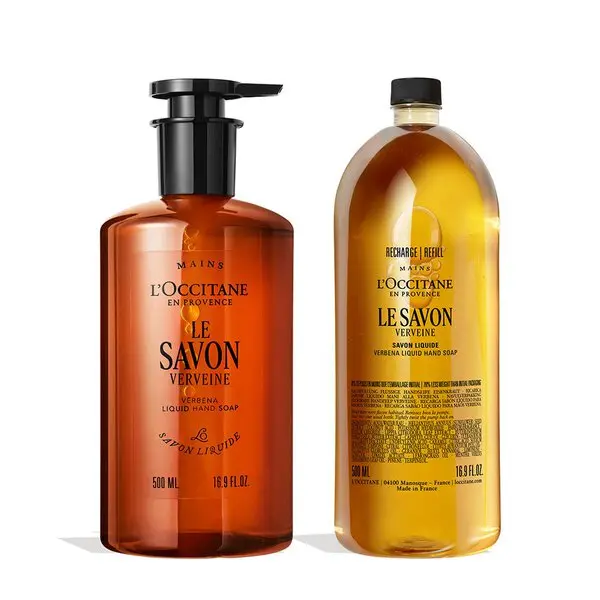 L'OCCITANE Le Savon Verbena Liquid Hand Soap + Refill 33.8 - One-color