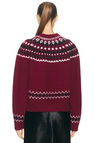EAVES Abbey Fairisle Pullover Sweater
