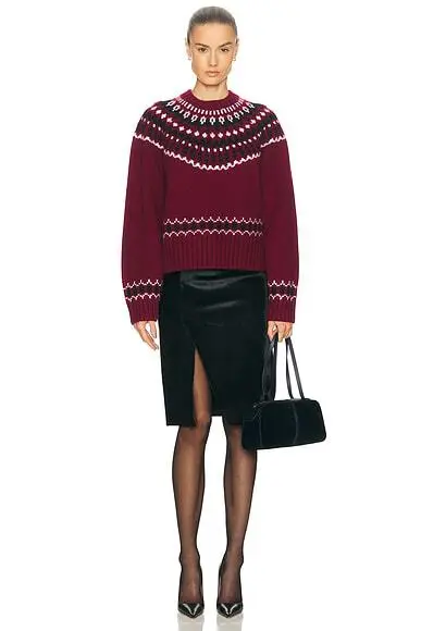 EAVES Abbey Fairisle Pullover Sweater