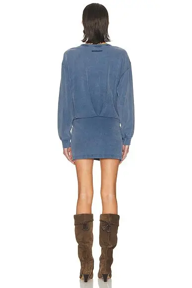 Isabel Marant Étoile Zae Knit Jersey Dress - Indigo