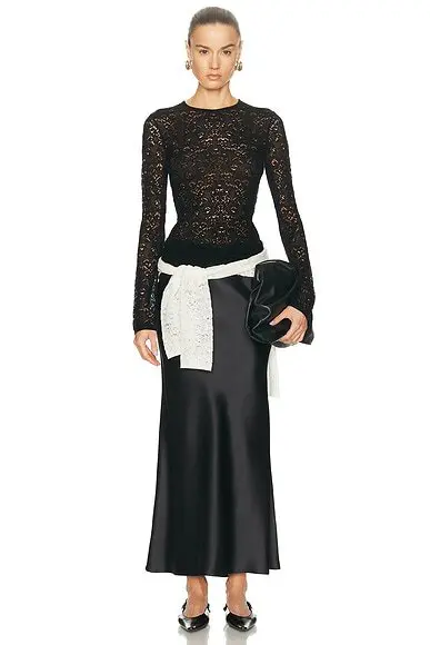 Gabriela Hearst Evander Crew Neck Top