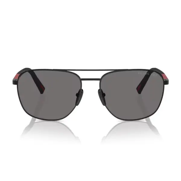 Prada Ps 54zs Aviator Sunglasses - Black