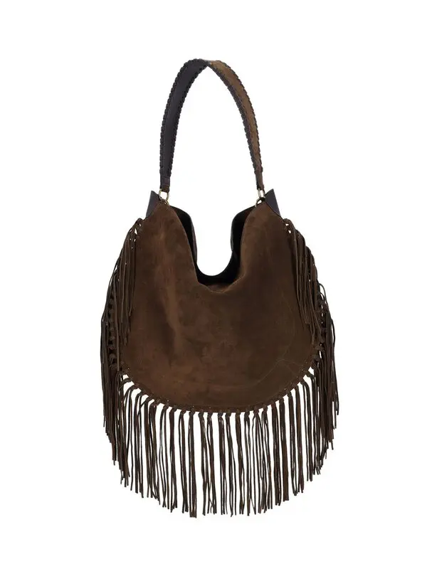 Isabel Marant Oksan Soft Medium Handbag - Brown